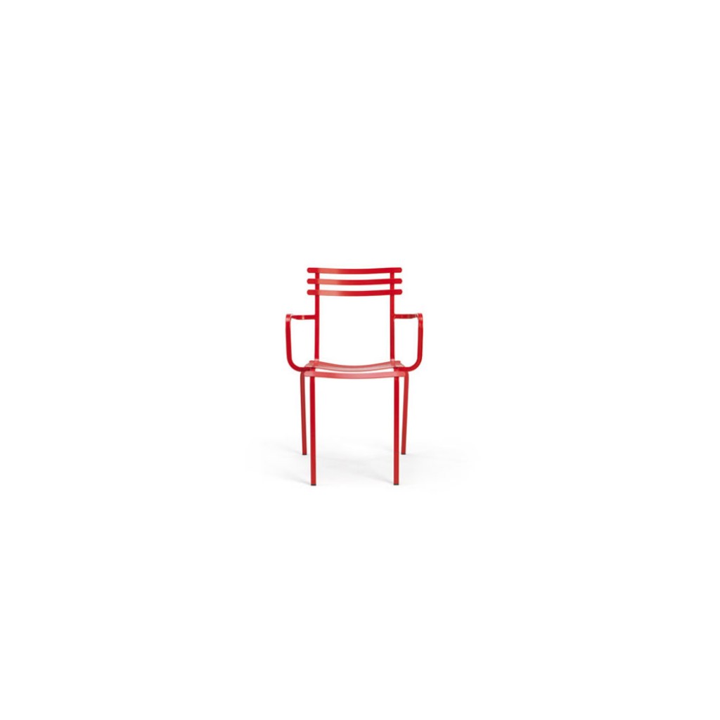 Scaun colorat pentru dining Ethimo colectia Flower