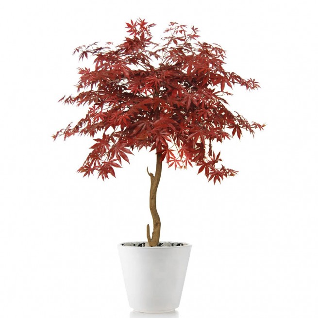 Planta semi-artificiala Ila, Maple Topiary Burgundy - 120 cm