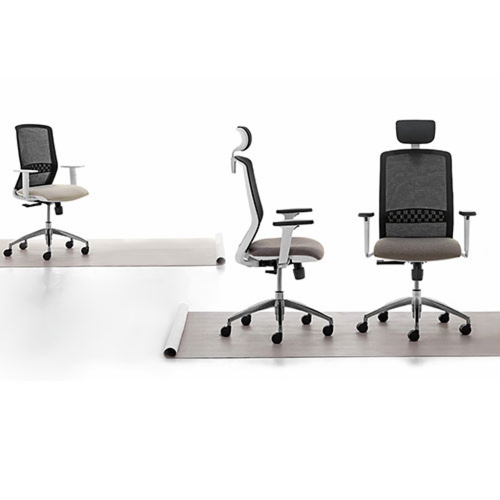 Scaun operativ Linea Fabbrica, Tekna White