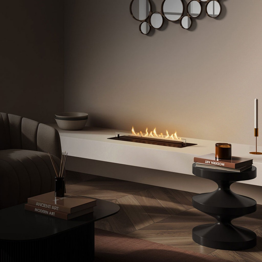 Semineu cu bioetanol pentru interior Planika, NEO BURNER